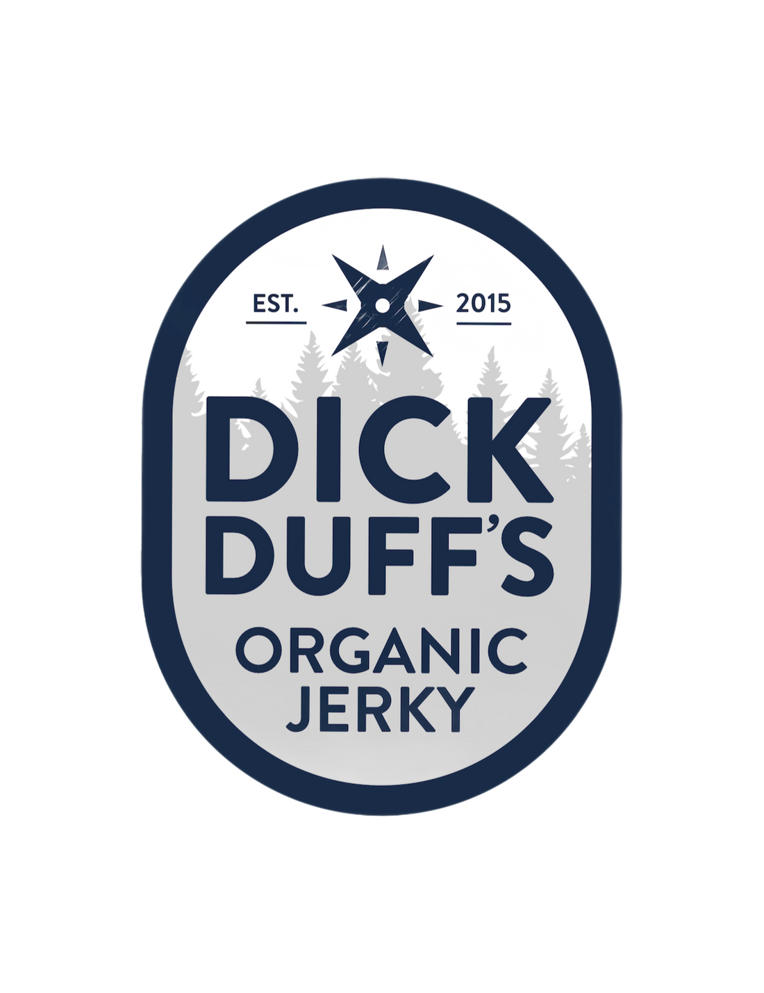 Dick Duff's - Oval Sticker – Dick Duff's Organic Jerky